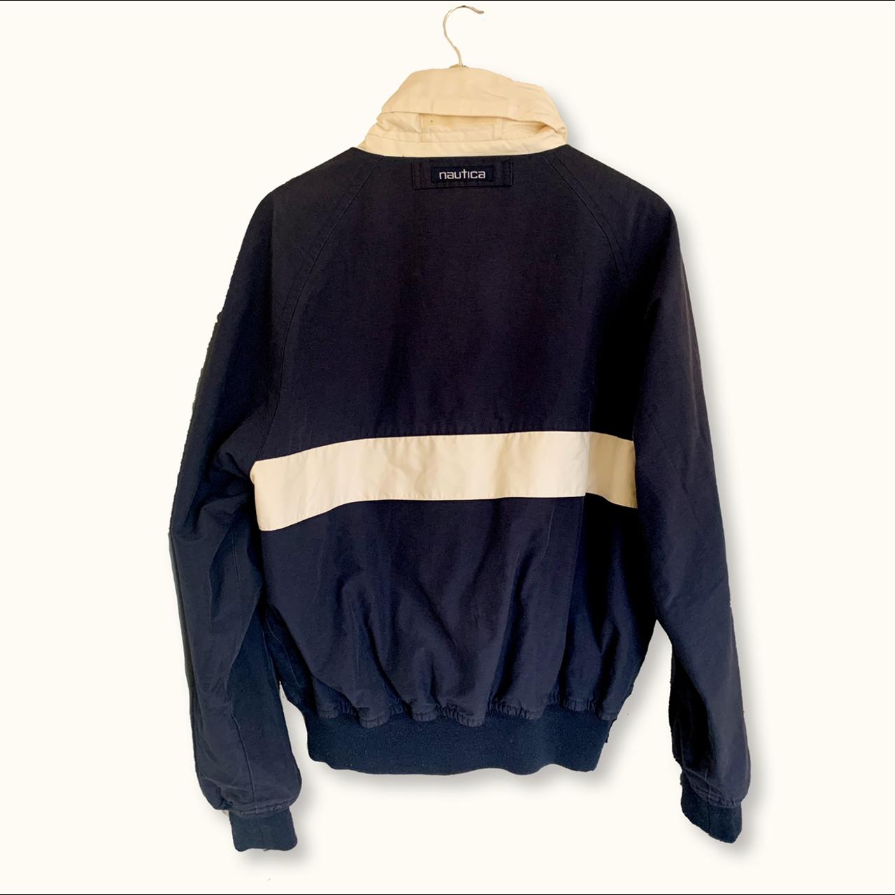 Vintage reversible Nautica jacket in size medium.... - Depop