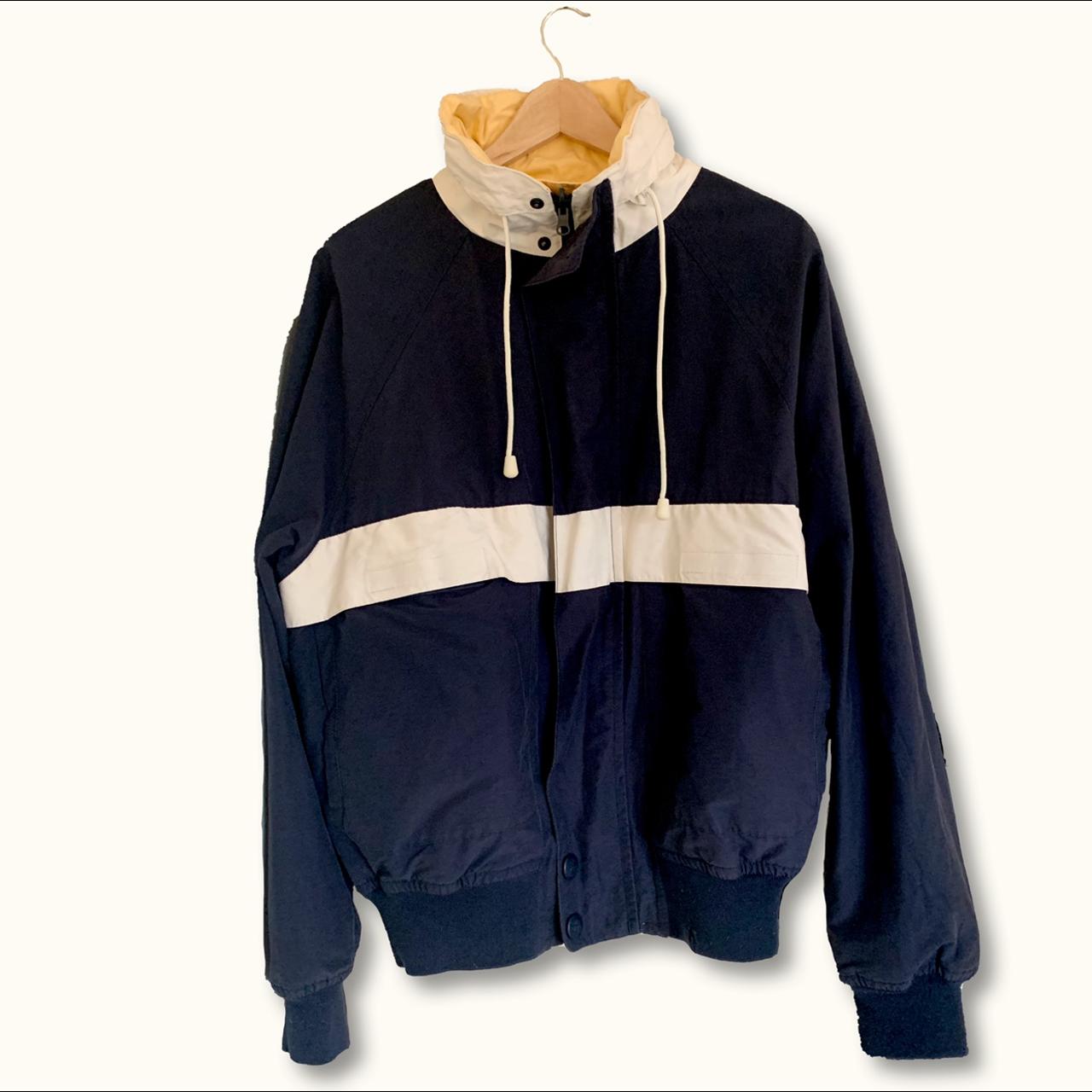 Vintage reversible Nautica jacket in size medium.... - Depop