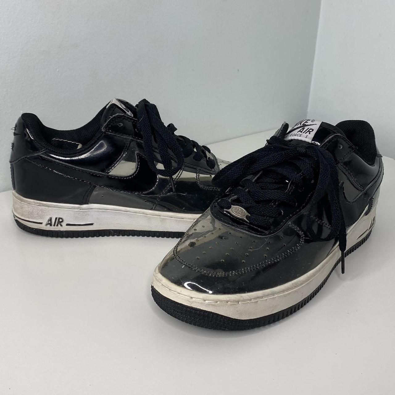 🖤Transparent Black Nike Air Force 1 Sneakers🖤 very... | Depop