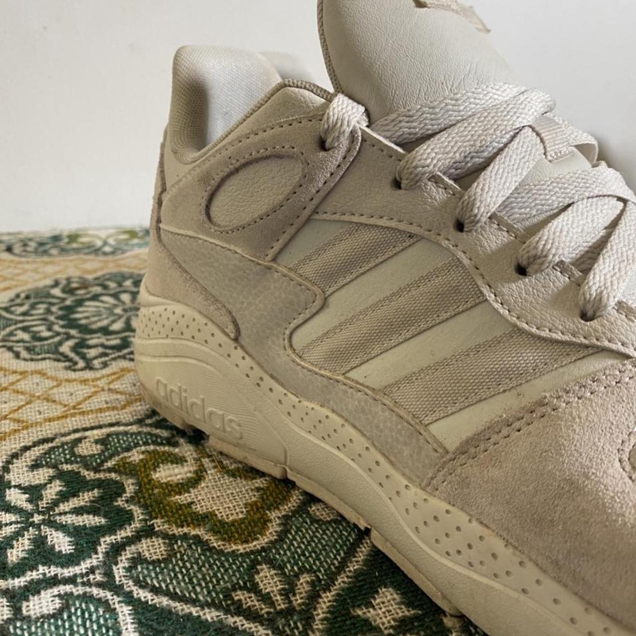 Adidas Men's Cream Trainers | Depop