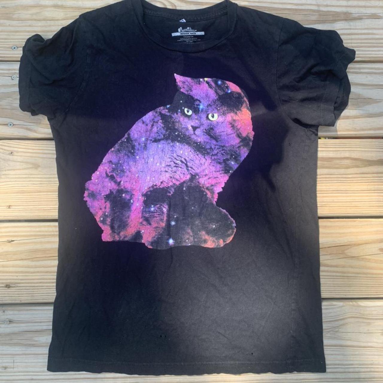 Medium men’s nebula cat tee :3 I’ve had this for a... - Depop