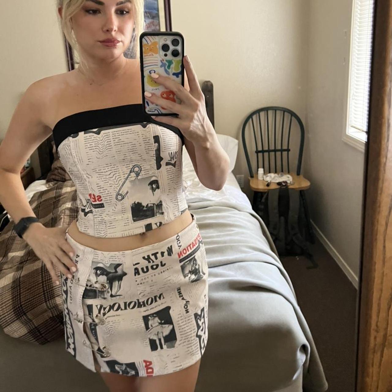 With Jean read all about it set Size S, worn... - Depop