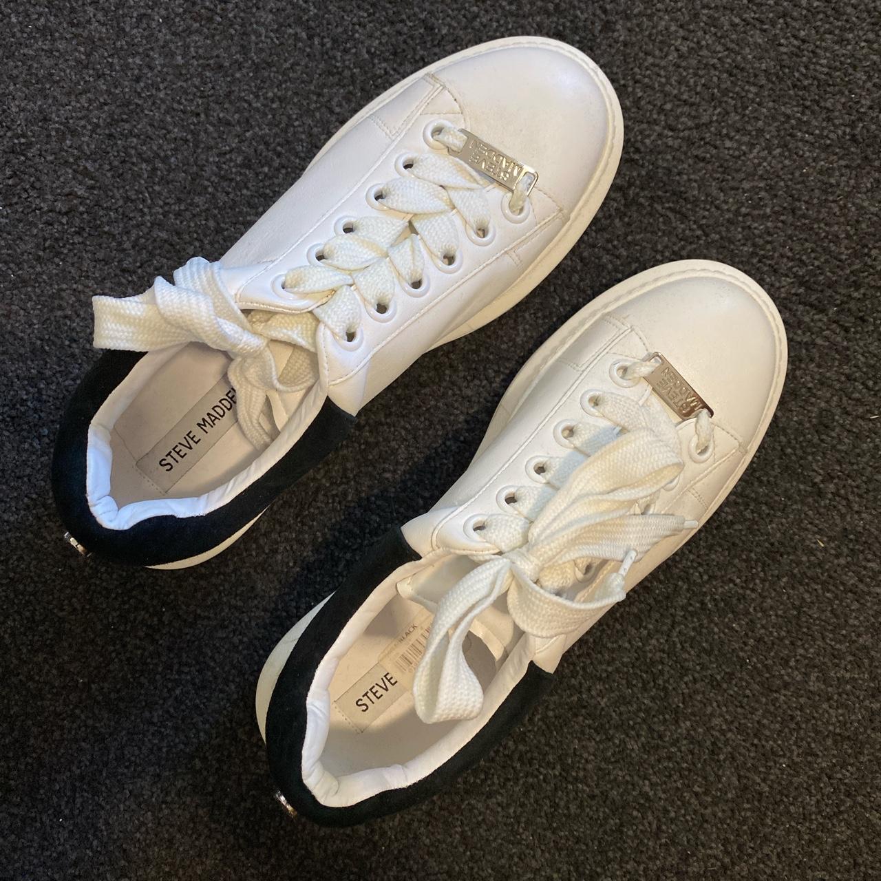 Steve Madden chunky white sneakers Never worn. RRP... - Depop