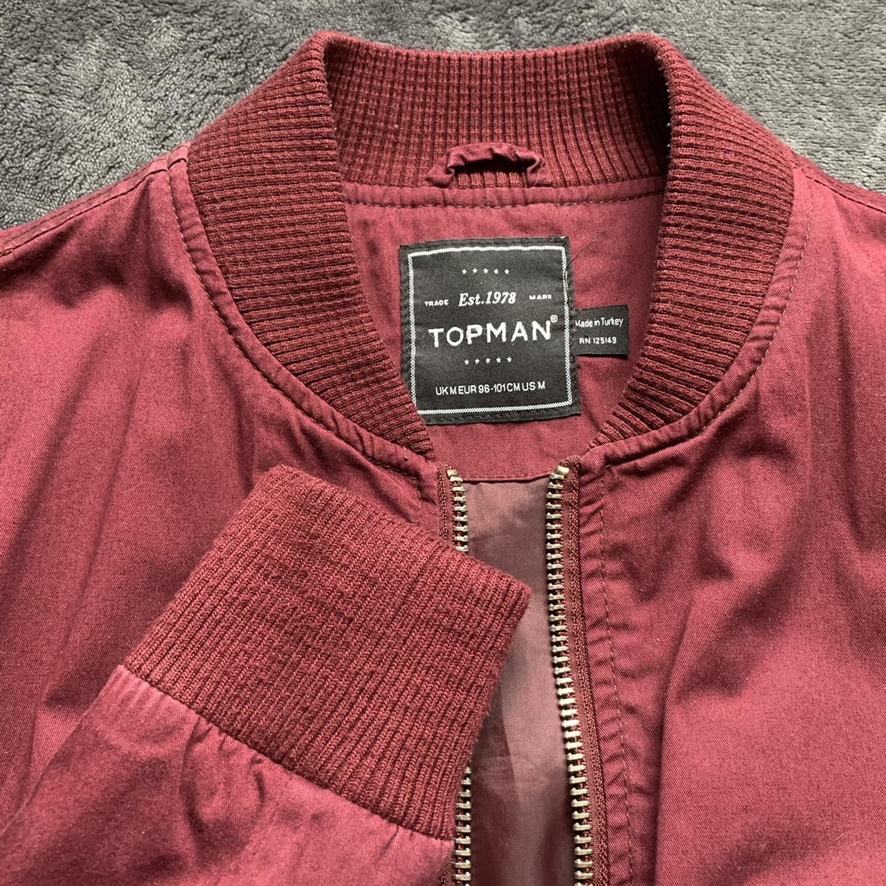 Topman Premium bomber Jacket worn a couple of times... - Depop