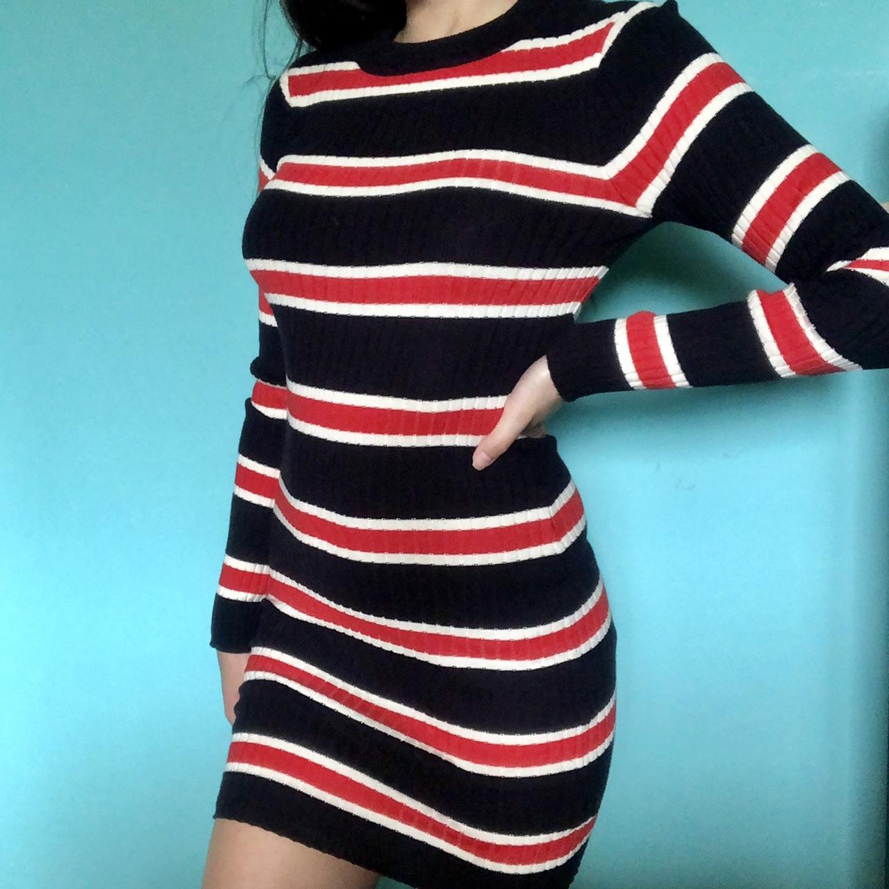 ๐บ๐ธ Striped Long Sleeve Dress ๐บ๐ธ Size 2 Brand Depop