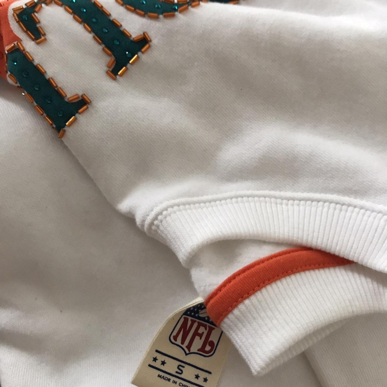 Fashion Miami dolphins jumper 🐬 NFL size small but... - Depop