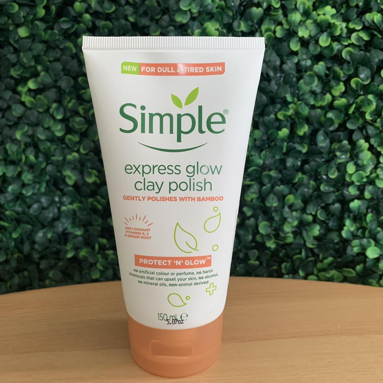 Simple- Express glow clay polish. Protect & glow:... - Depop