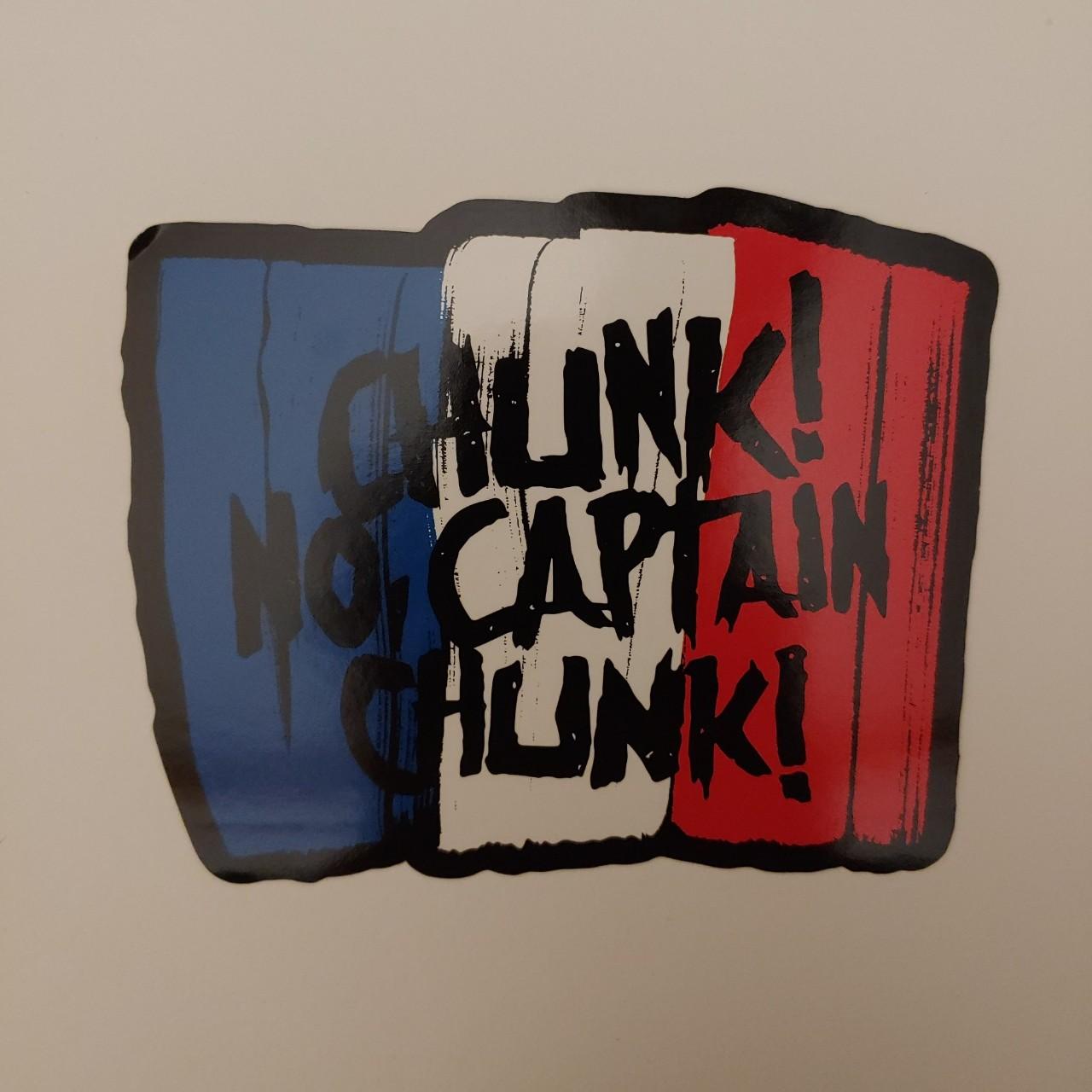 Chunk! No, Captain Chunck! sticker *Free untracked... - Depop