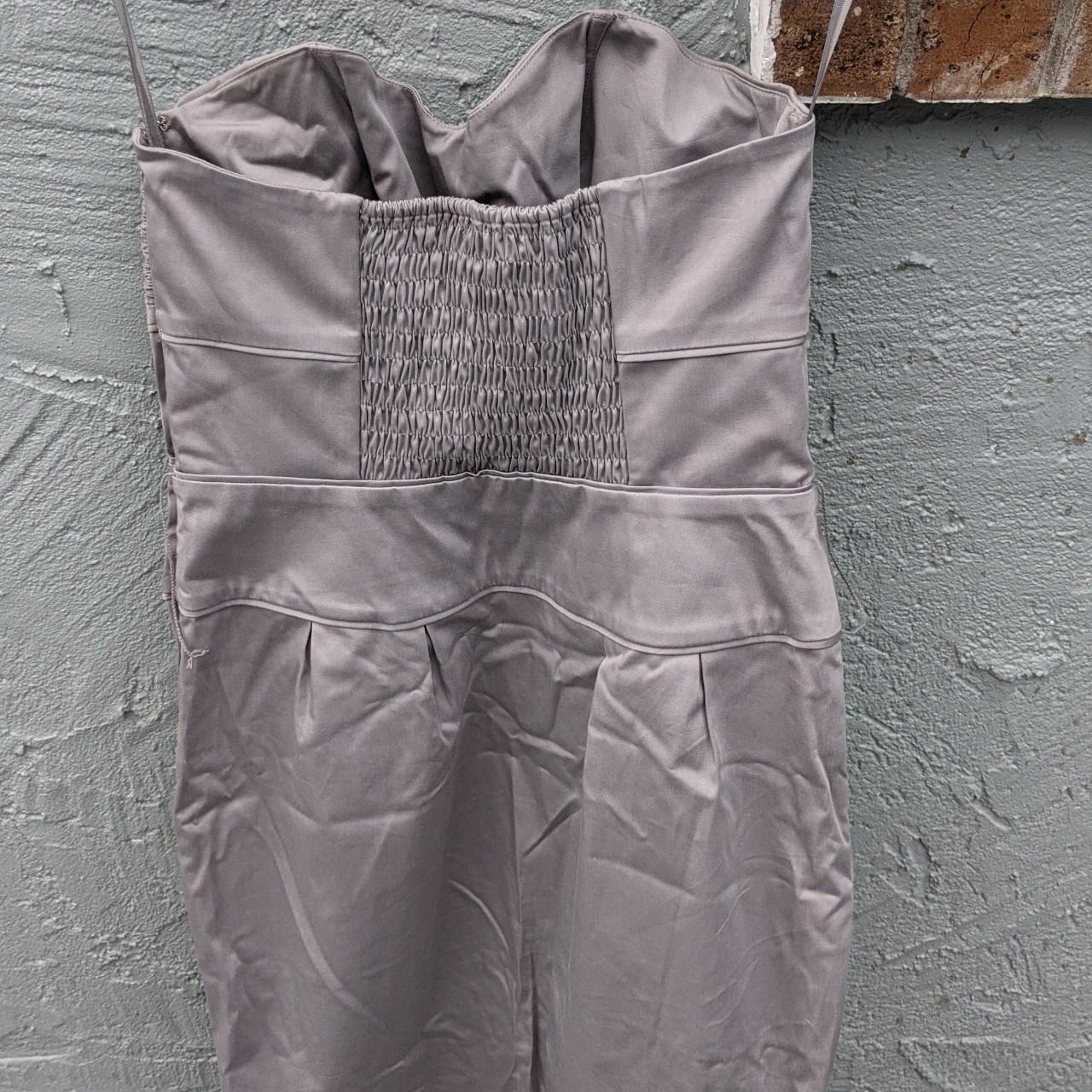 Moda International Women's Grey Dress | Depop