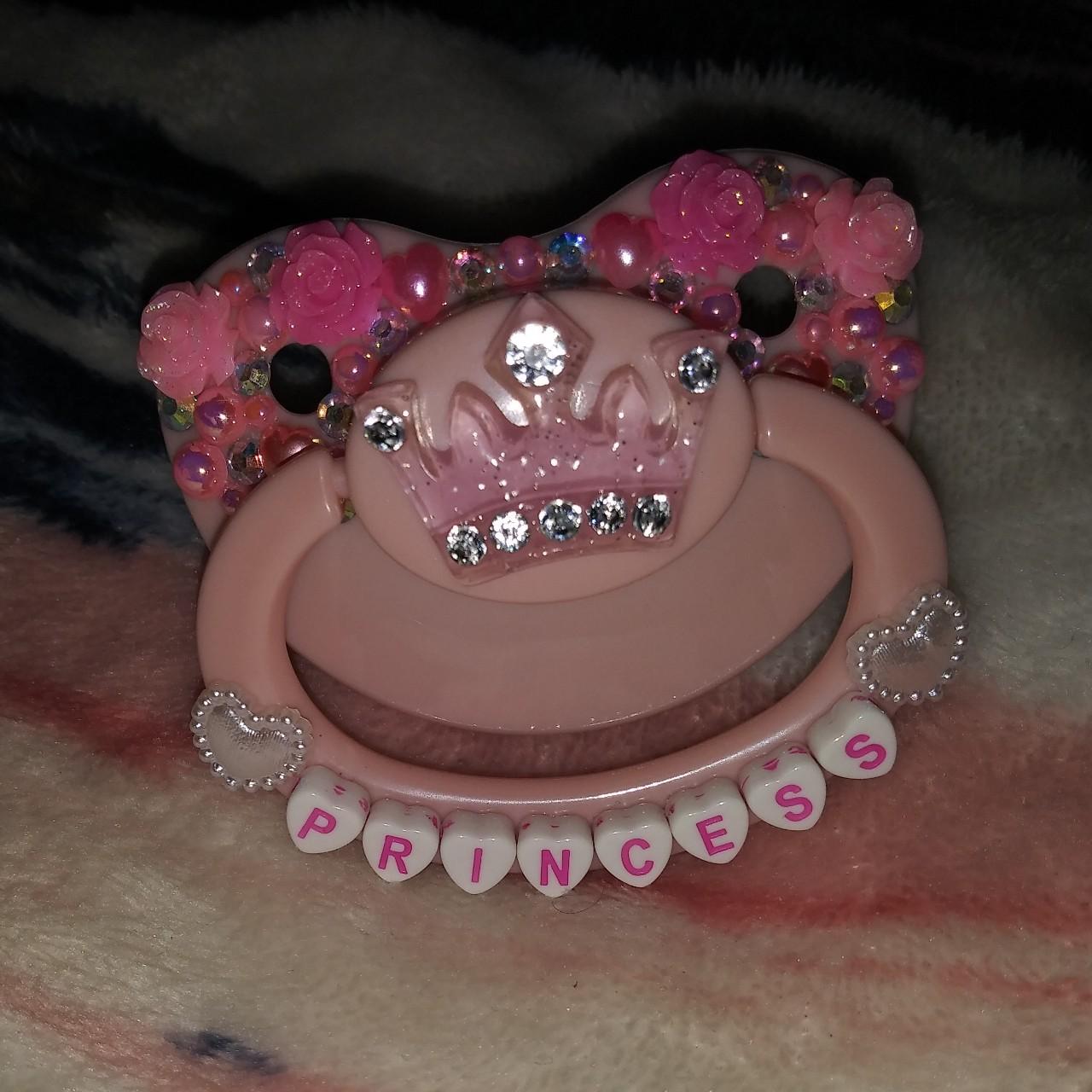 collaredandcuffed "princess" adult paci sanitized... - Depop