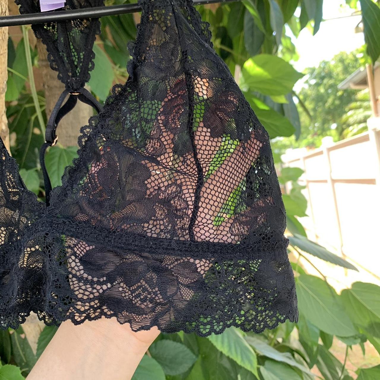 Savage X Fenty Black Lace Bra Looks So Beautiful Depop