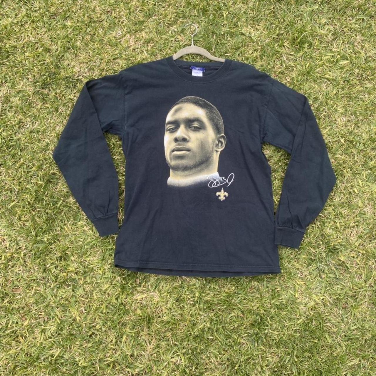 Reggie Bush portrait NOLA Saints Reebok long sleeve... - Depop