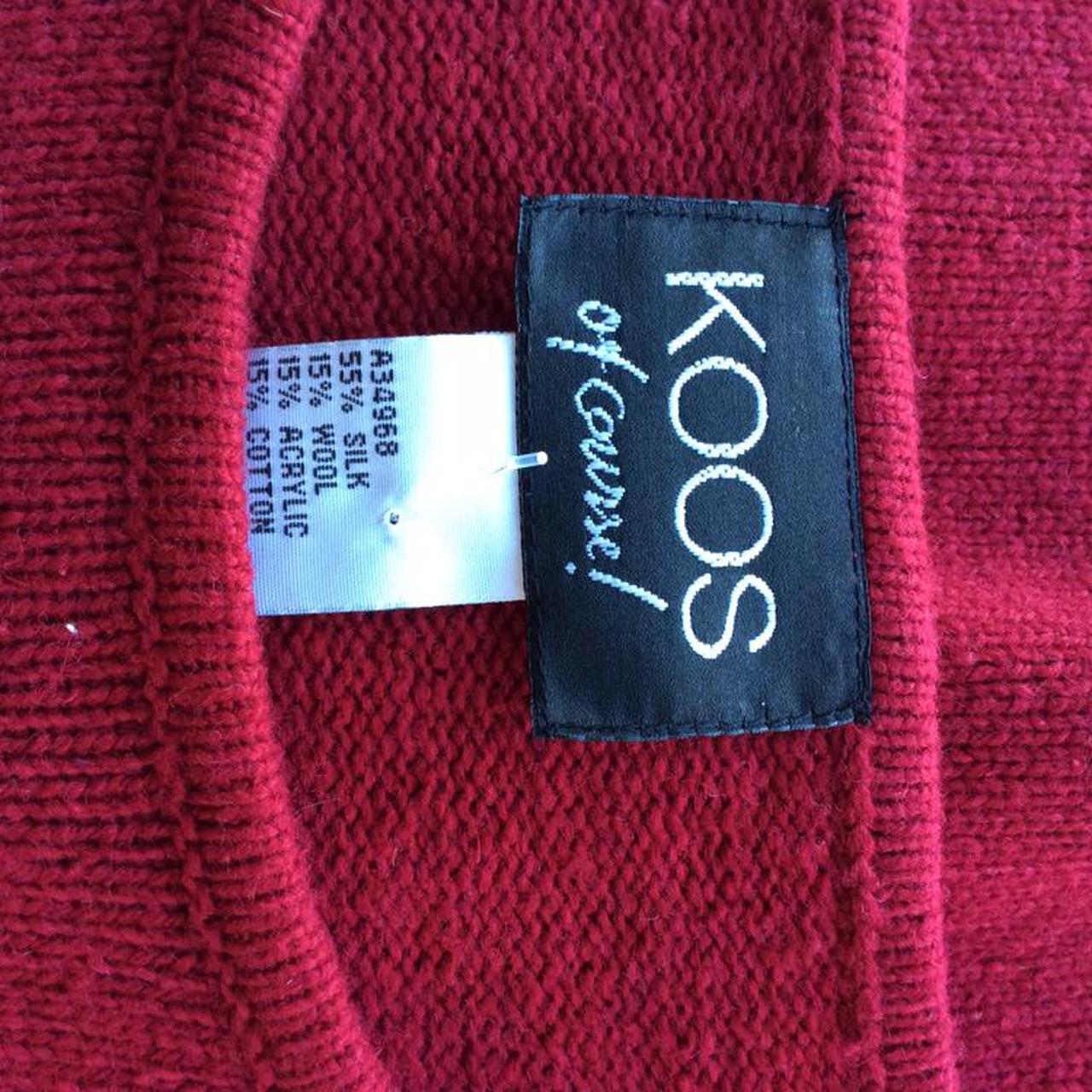 Sweater by Koos excellent condition. Country red.... - Depop