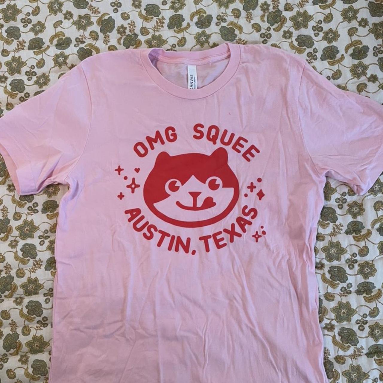 OMG Squee T-Shirt. From donut shop in Austin, Texas... - Depop