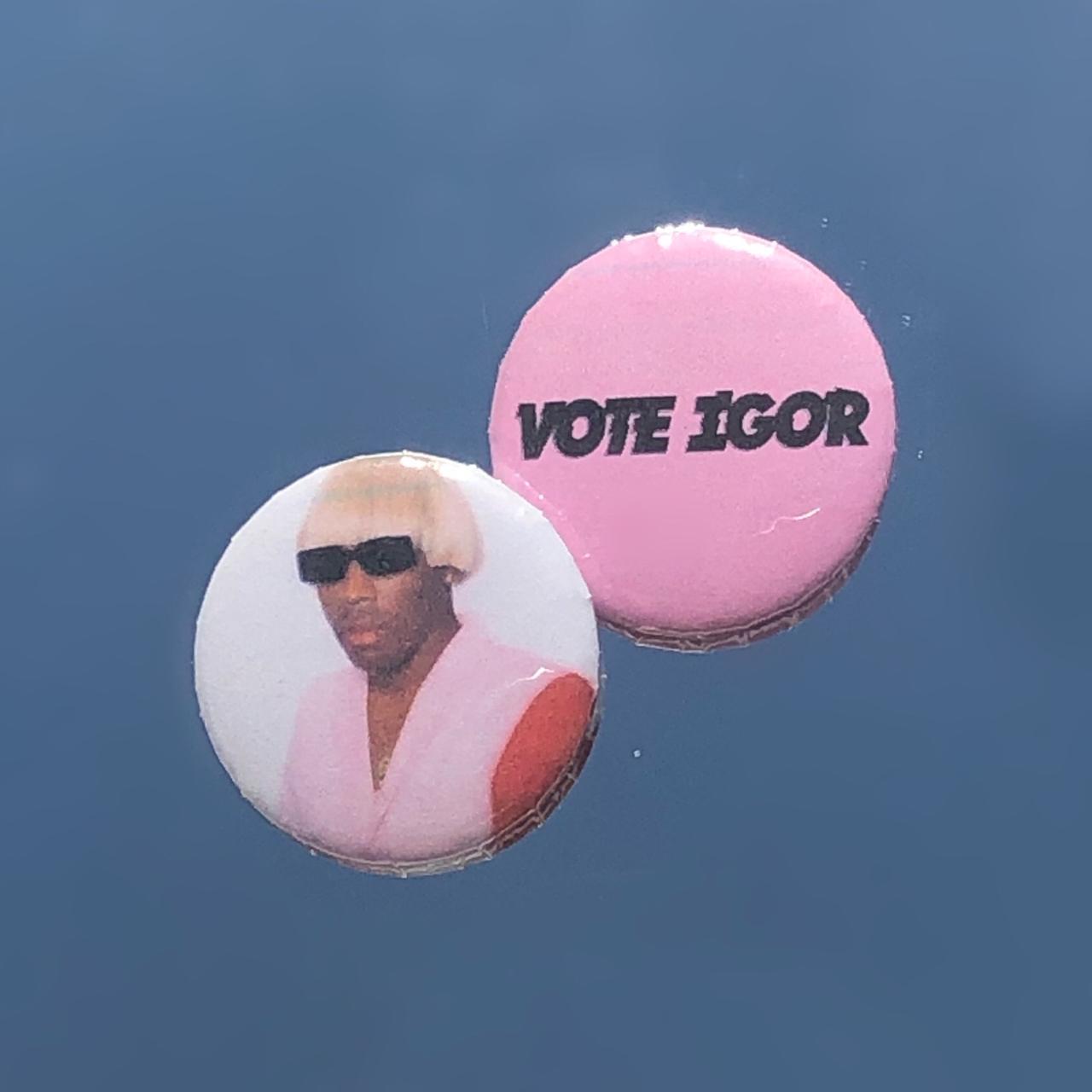 handmade tyler the creator igor pins! this listing... - Depop