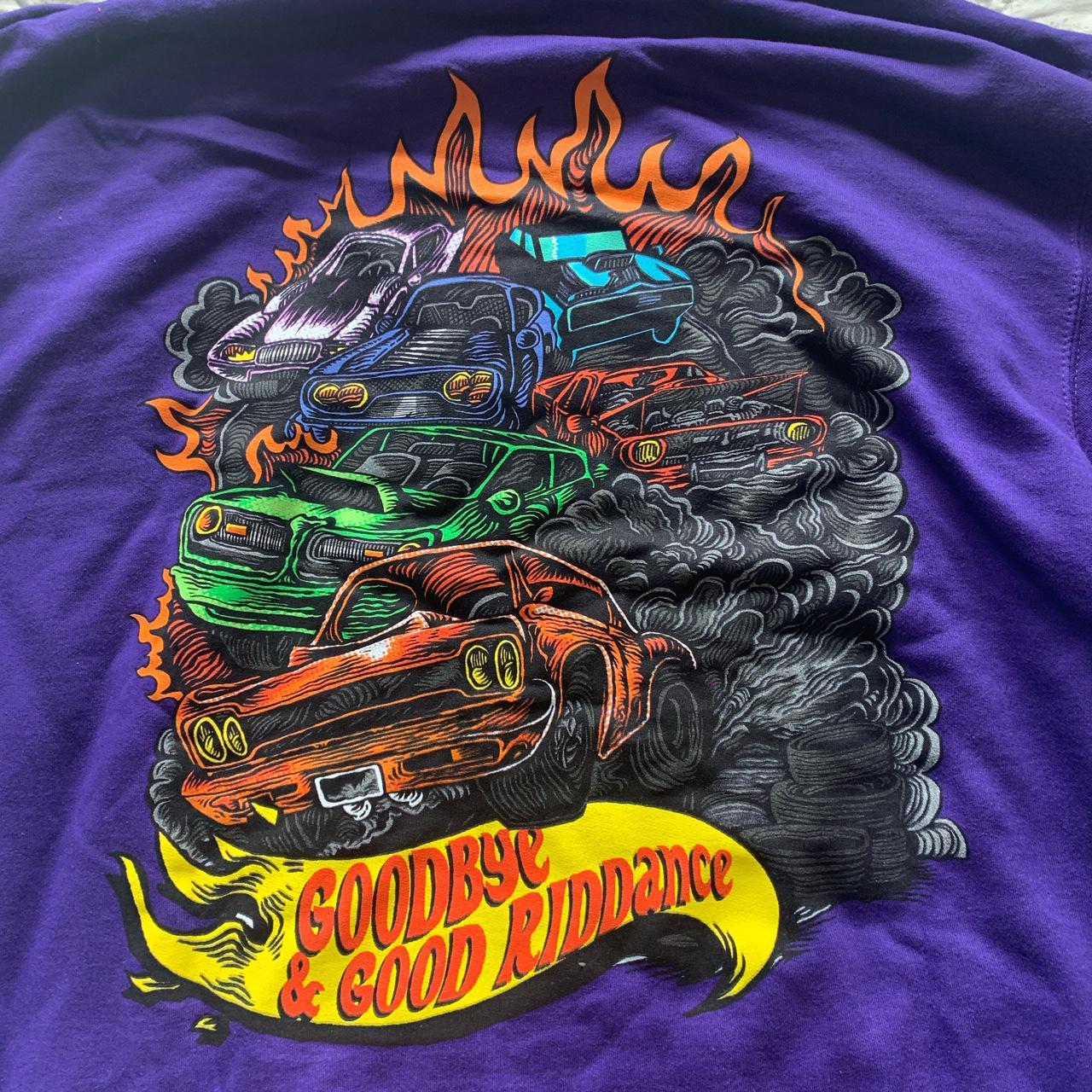 Goodbye and good riddance purple hoodie Open to offers - Depop