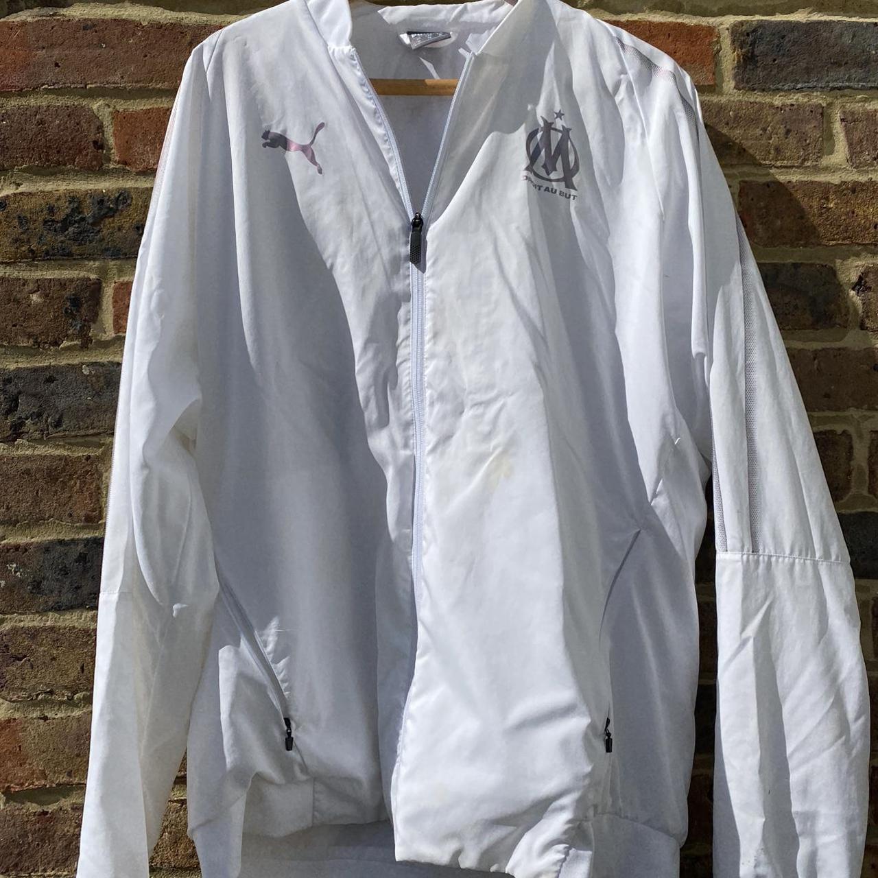 Marseille Puma training zip hoodie XL Nice and rare... - Depop