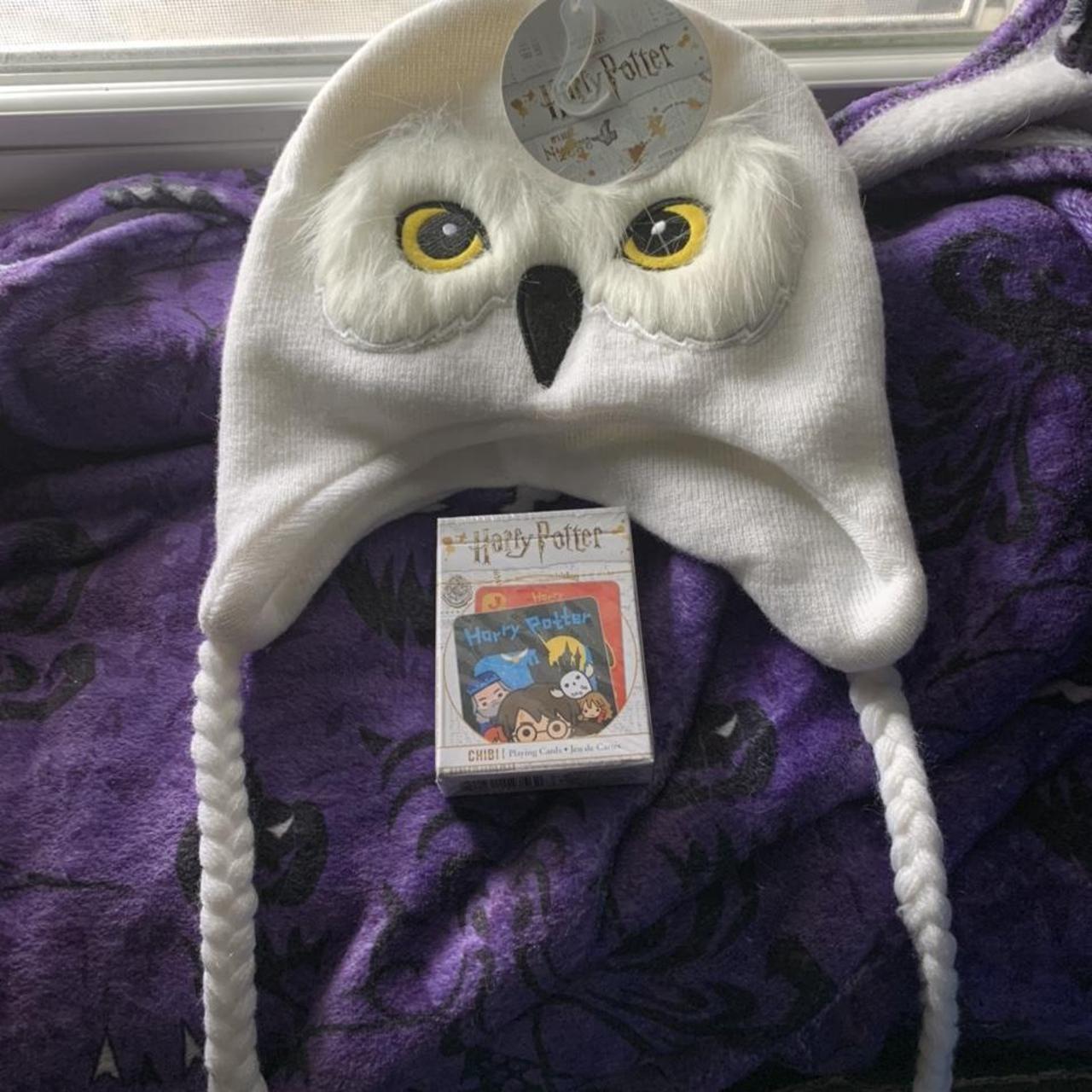 Harry Potter Hedwig the owl winter hat and Harry... - Depop