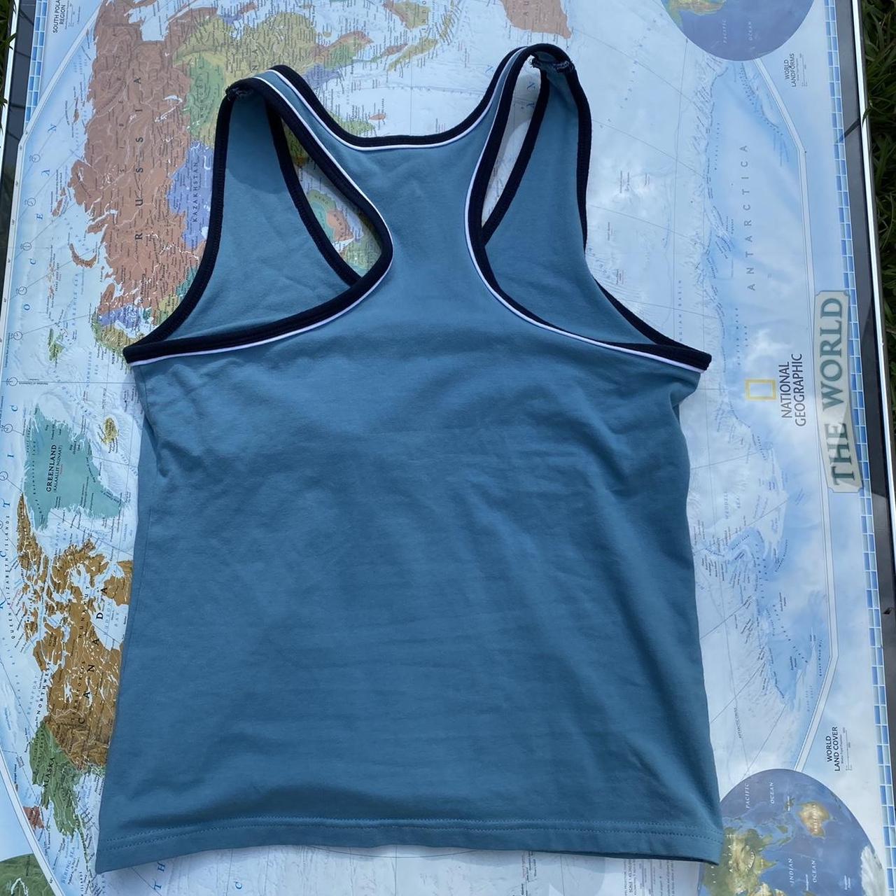 Y2k razor back athletic tank top by St. John’s Bay... - Depop