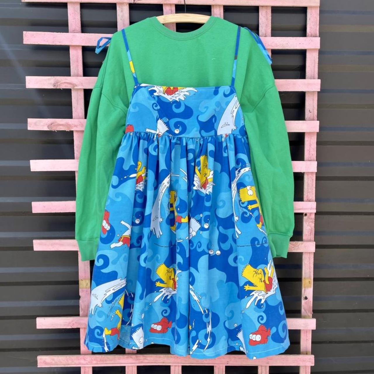 Handmade vintage Simpson’s sundress Made from... - Depop