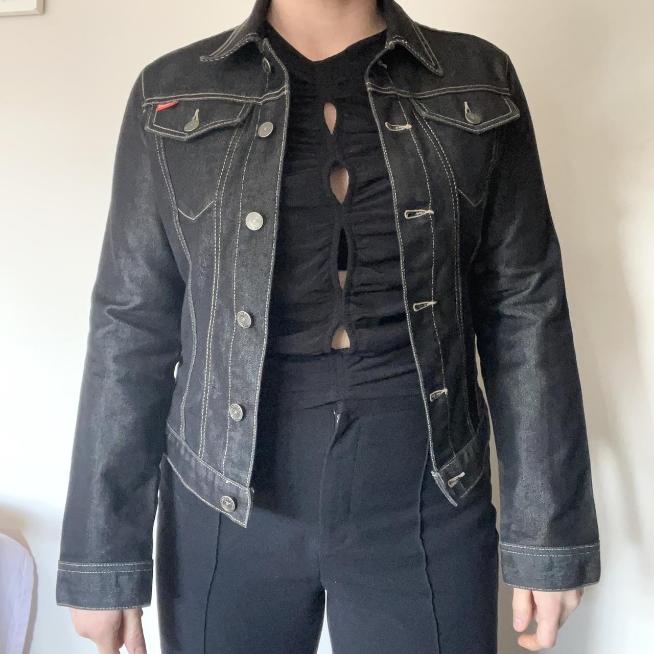 FIORUCCI DENIM JACKET - Size 10 - 66% Cotton / 34%... - Depop