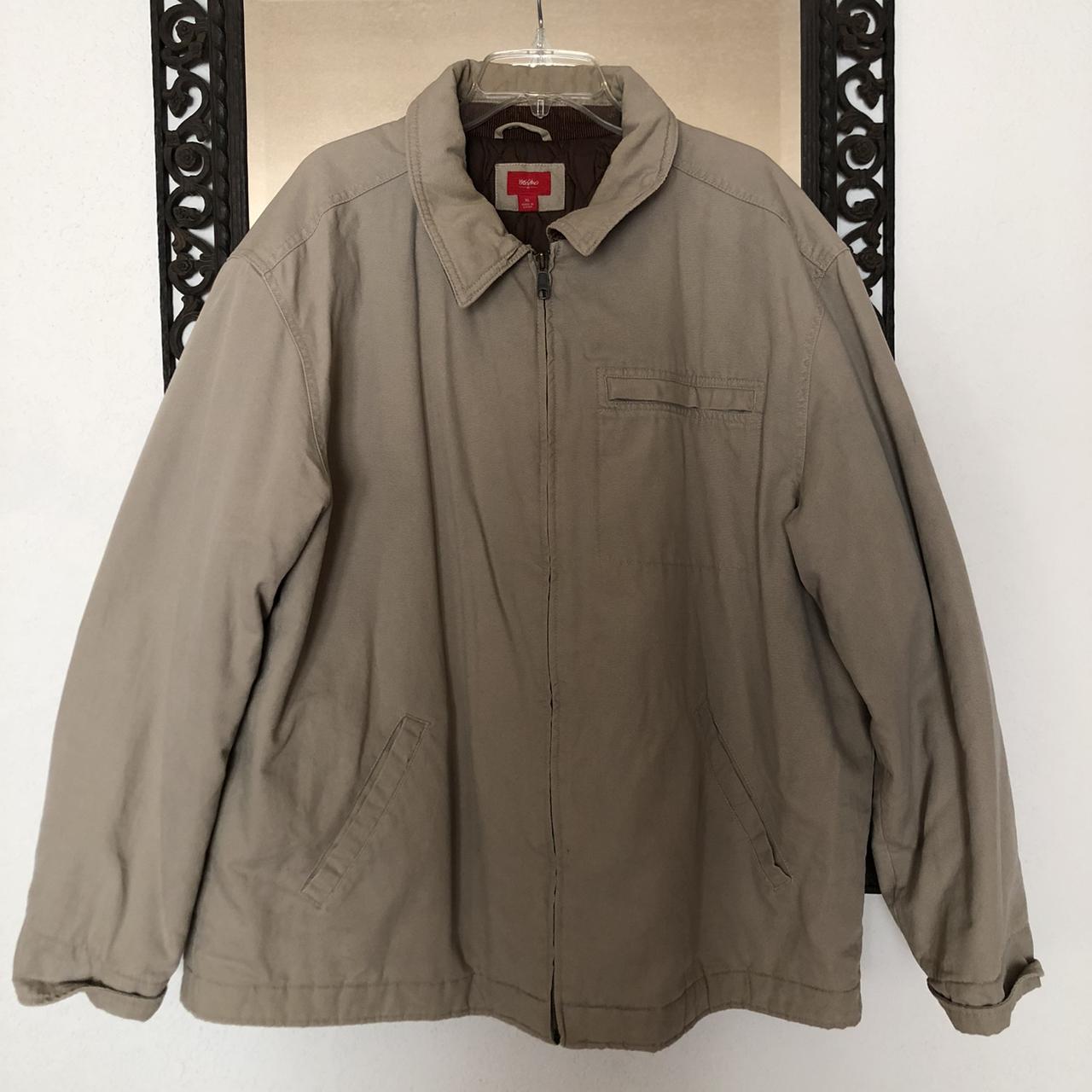 Super cool tan vintage jacket. I love this it’s just... - Depop