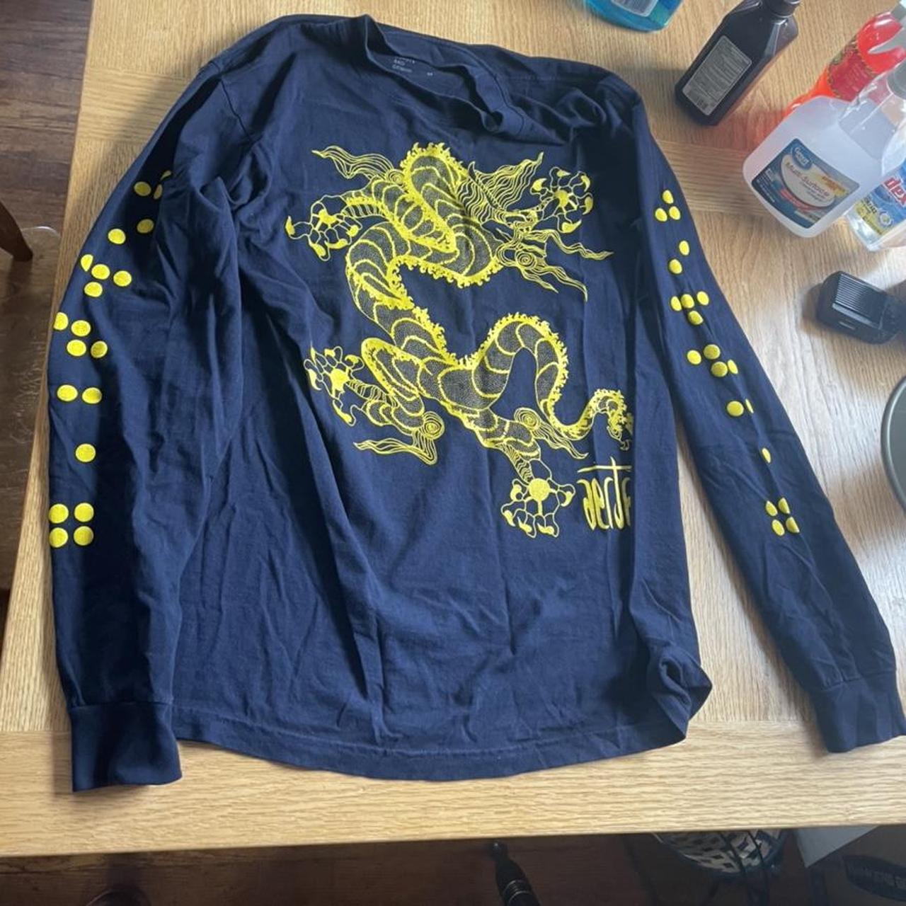 Dertbag Dragon / brail logo tee 8.5/10 (minor... - Depop