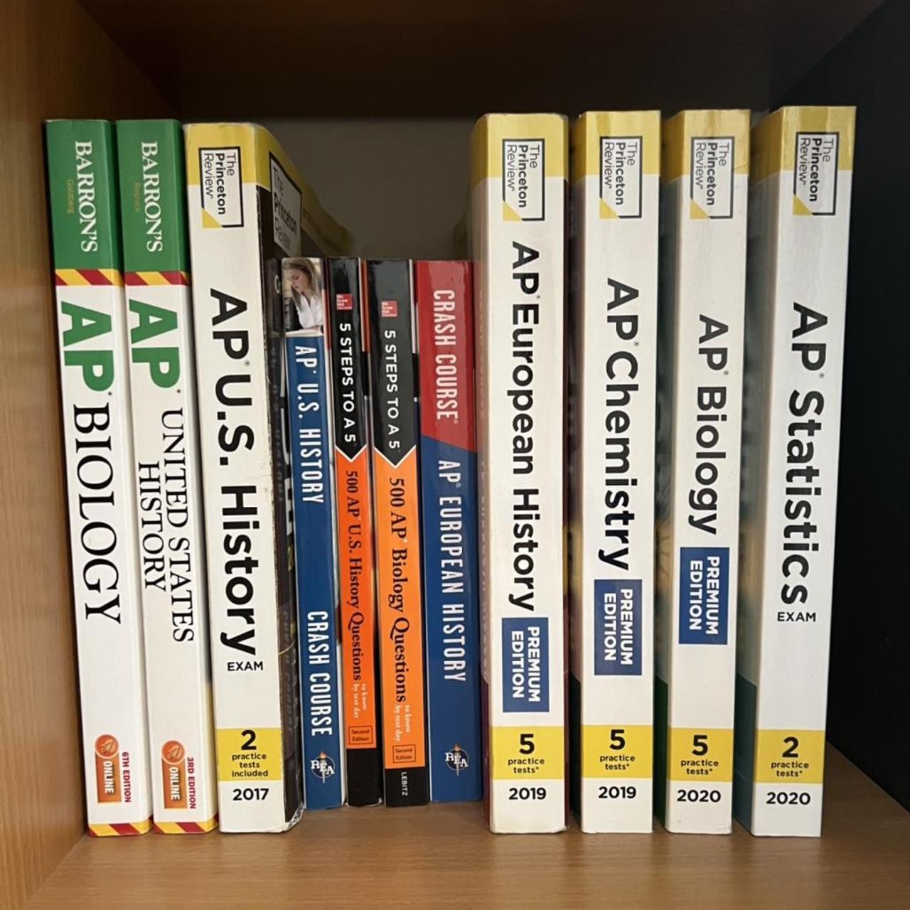 AP EXAM PREP BOOKS! *NEED THESE GONE ASAP* *DO NOT... | Depop