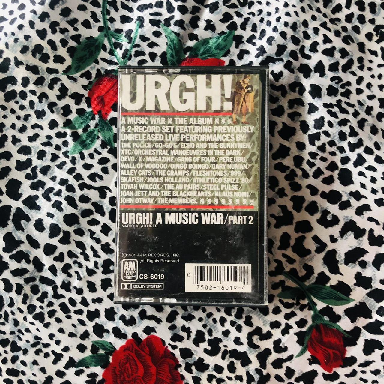 URGH! A Music War, The Album Casette Featuring Live... - Depop