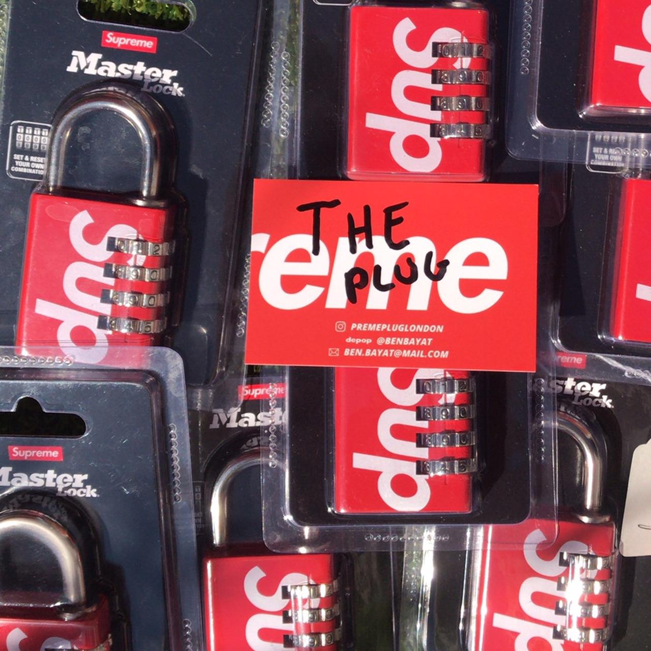 Supreme masterlock padlock Price is for 1 CONDITION... - Depop