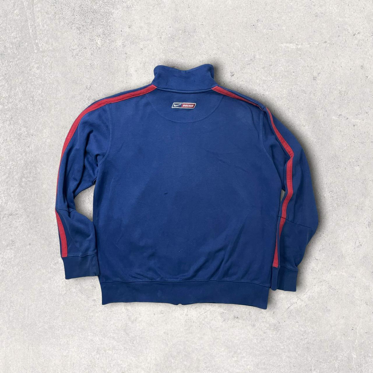 Nike Bauer Zip Up Fleece - Navy Size - Mens Medium... - Depop