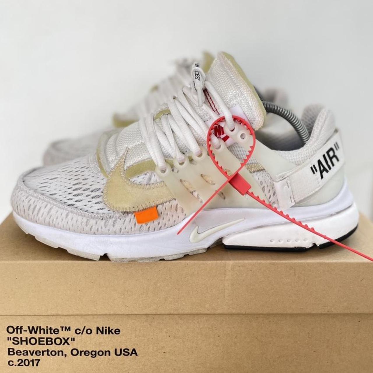 Nike off white presto Uk size 8 White colourway... - Depop