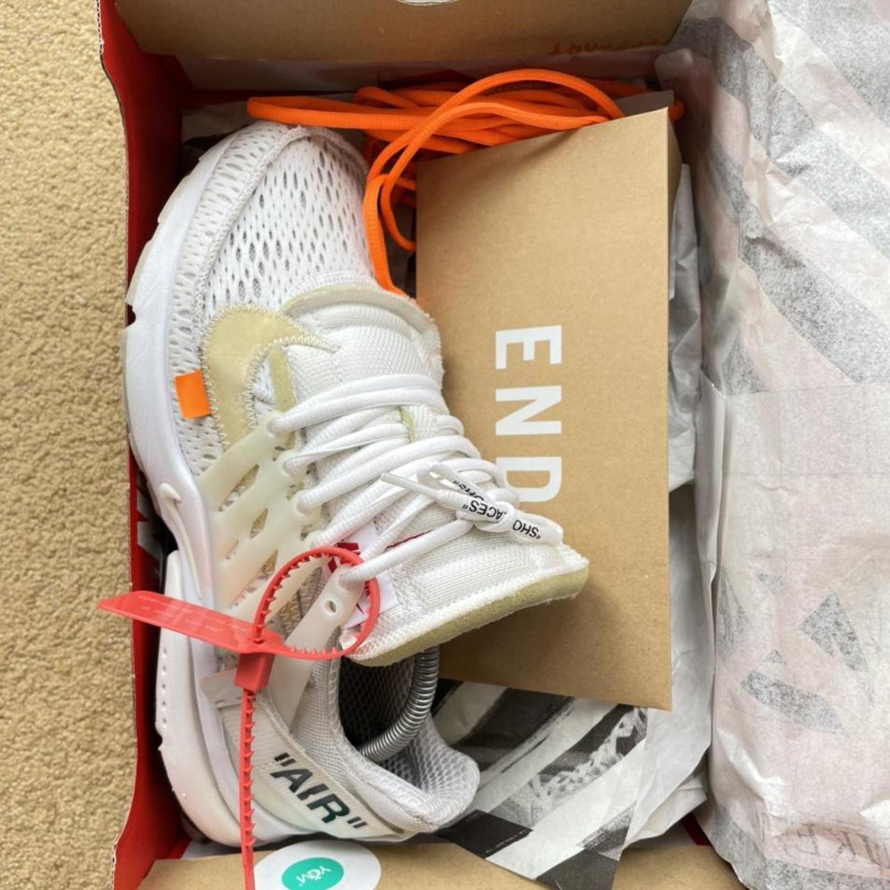 Nike off white presto Uk size 8 White colourway... - Depop