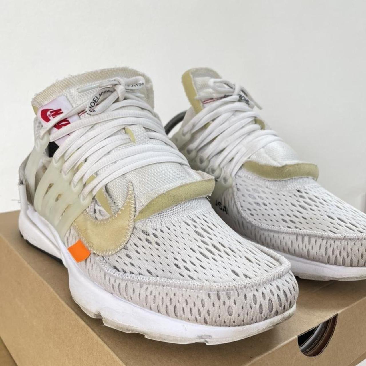 Nike off white presto Uk size 8 White colourway... - Depop
