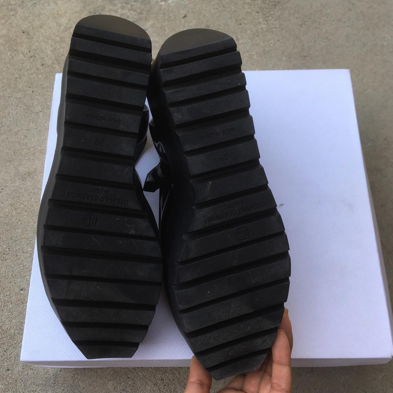 Opening Ceremony Shiny Calf Luna Sandal in Color... - Depop