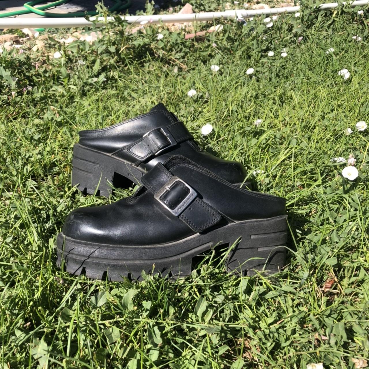 Vintage Harley Davidson clogs 🏍 Goth like with... | Depop