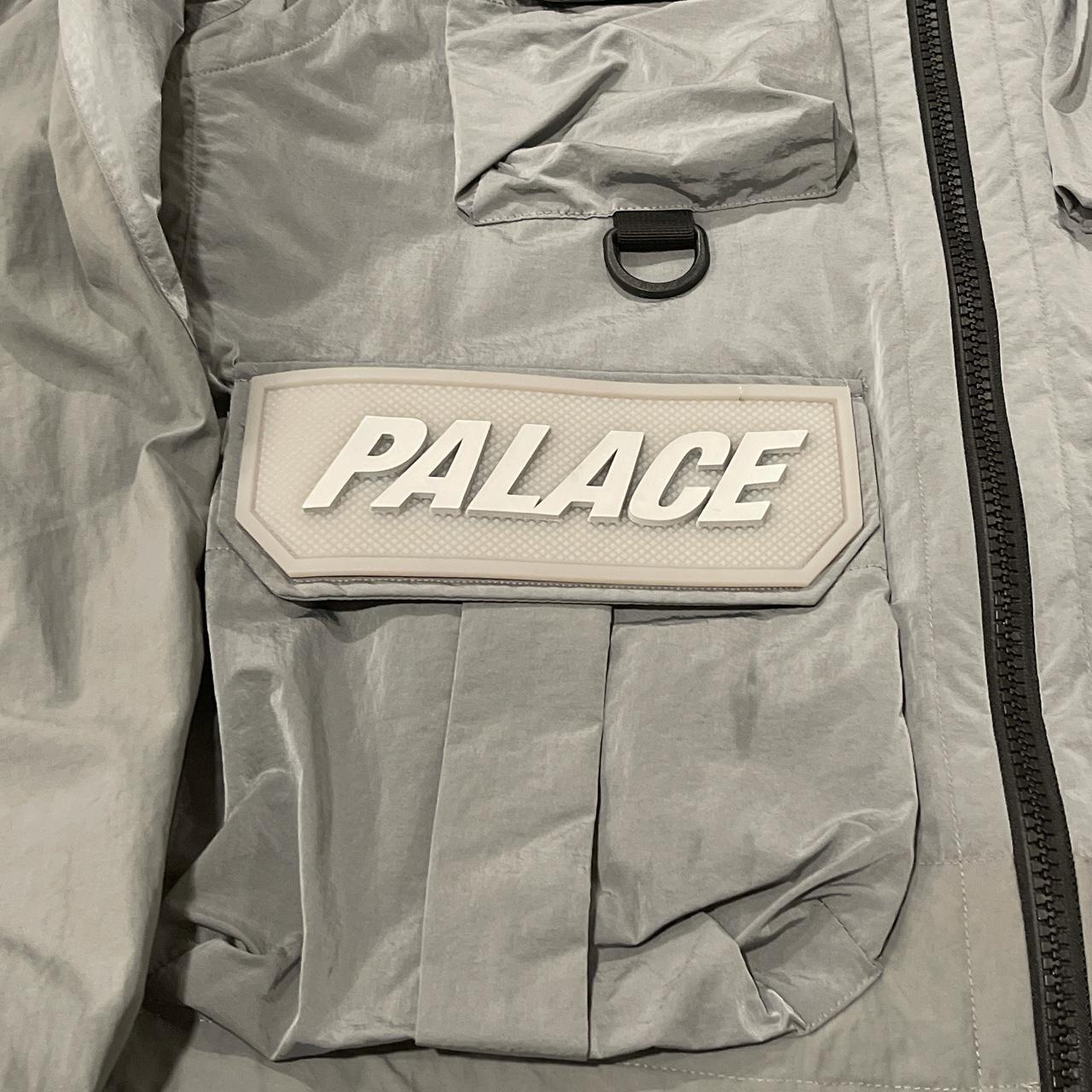 Palace SS19 Utility Iridescent Jacket + Vest in Grey... - Depop