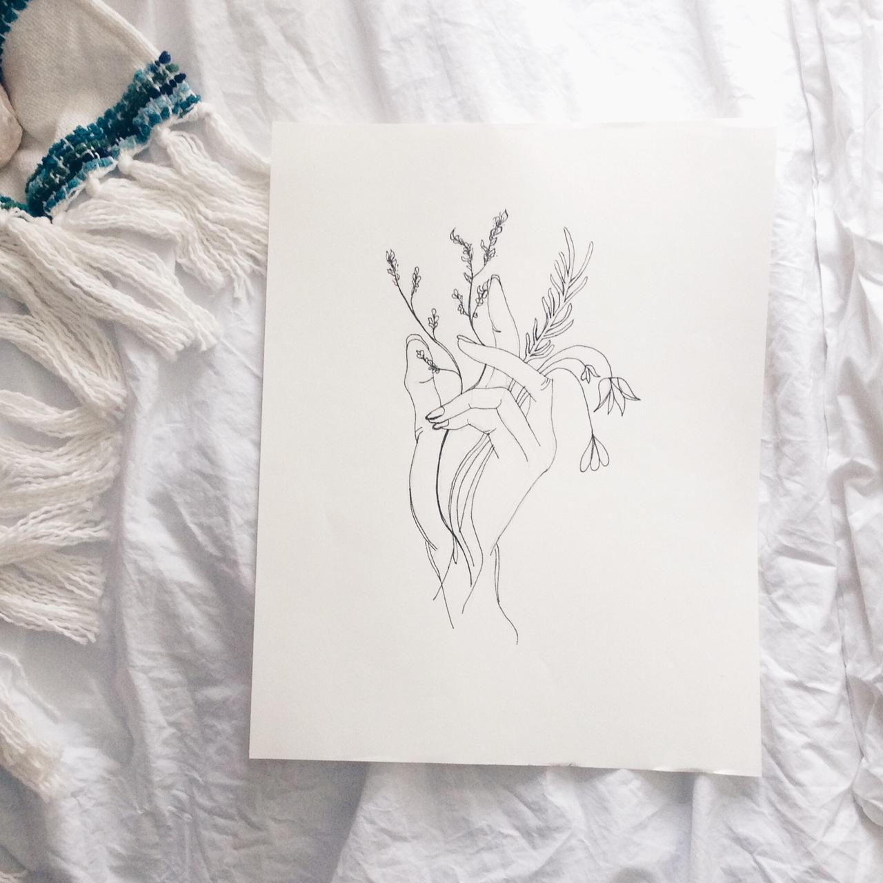 4x11 Minimalist print🍃 Art was created by me! *Print... - Depop