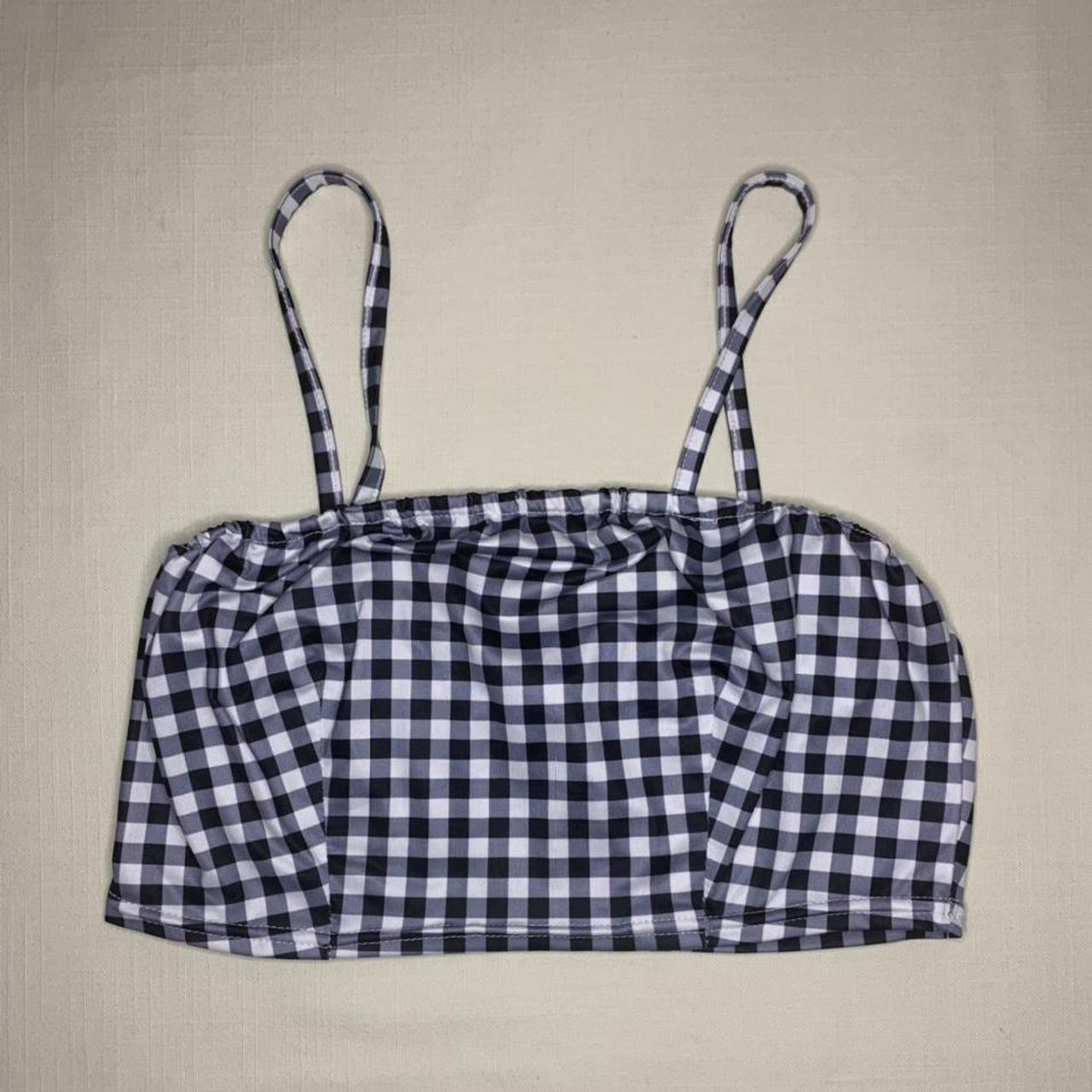 Cutest gingham set 💙 perfect for a festival or a day... - Depop