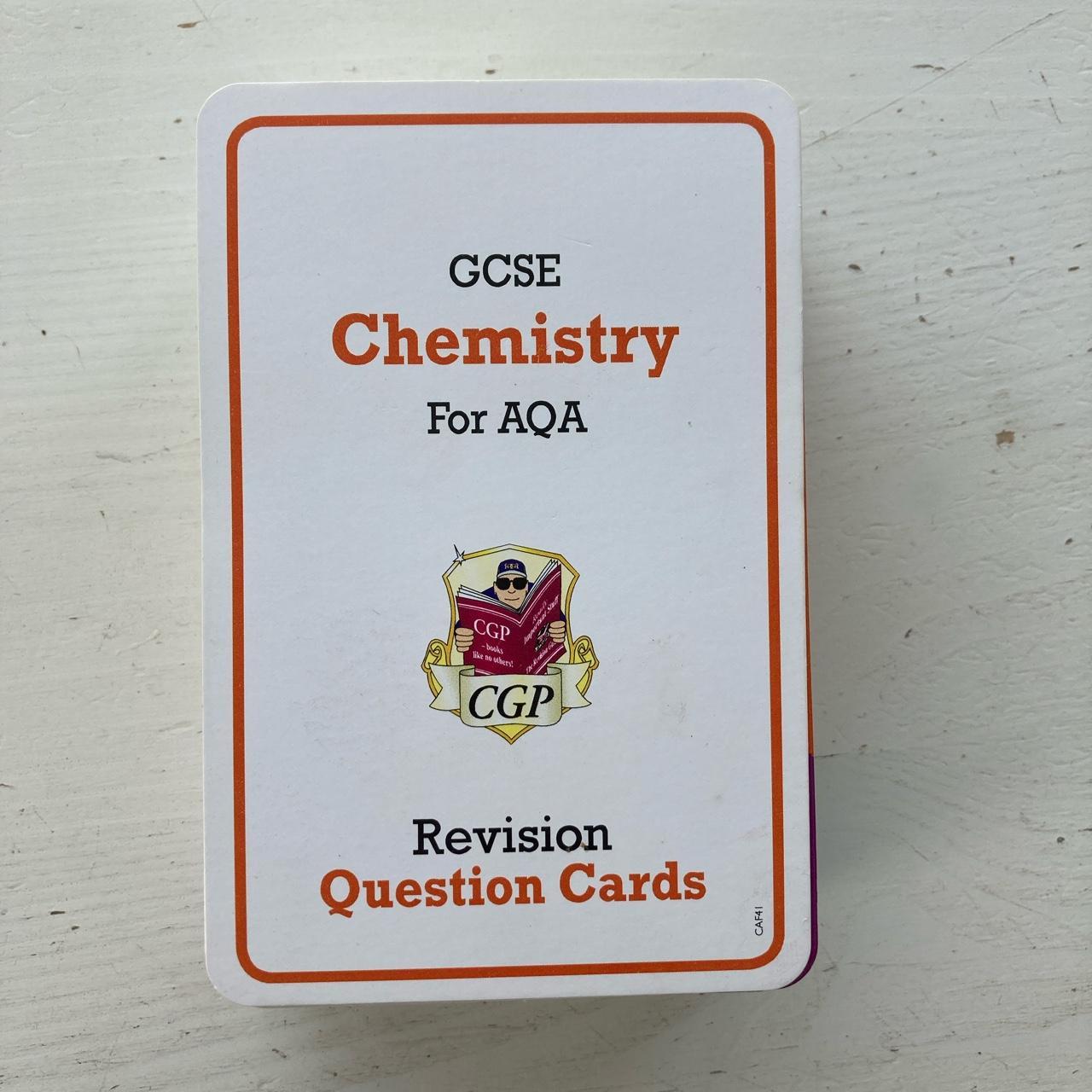 AQA gcse chemistry cgp flashcards - card for every... - Depop
