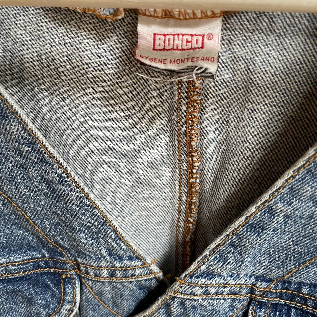 vintage Bongo denim dress. The size was cut off the... - Depop