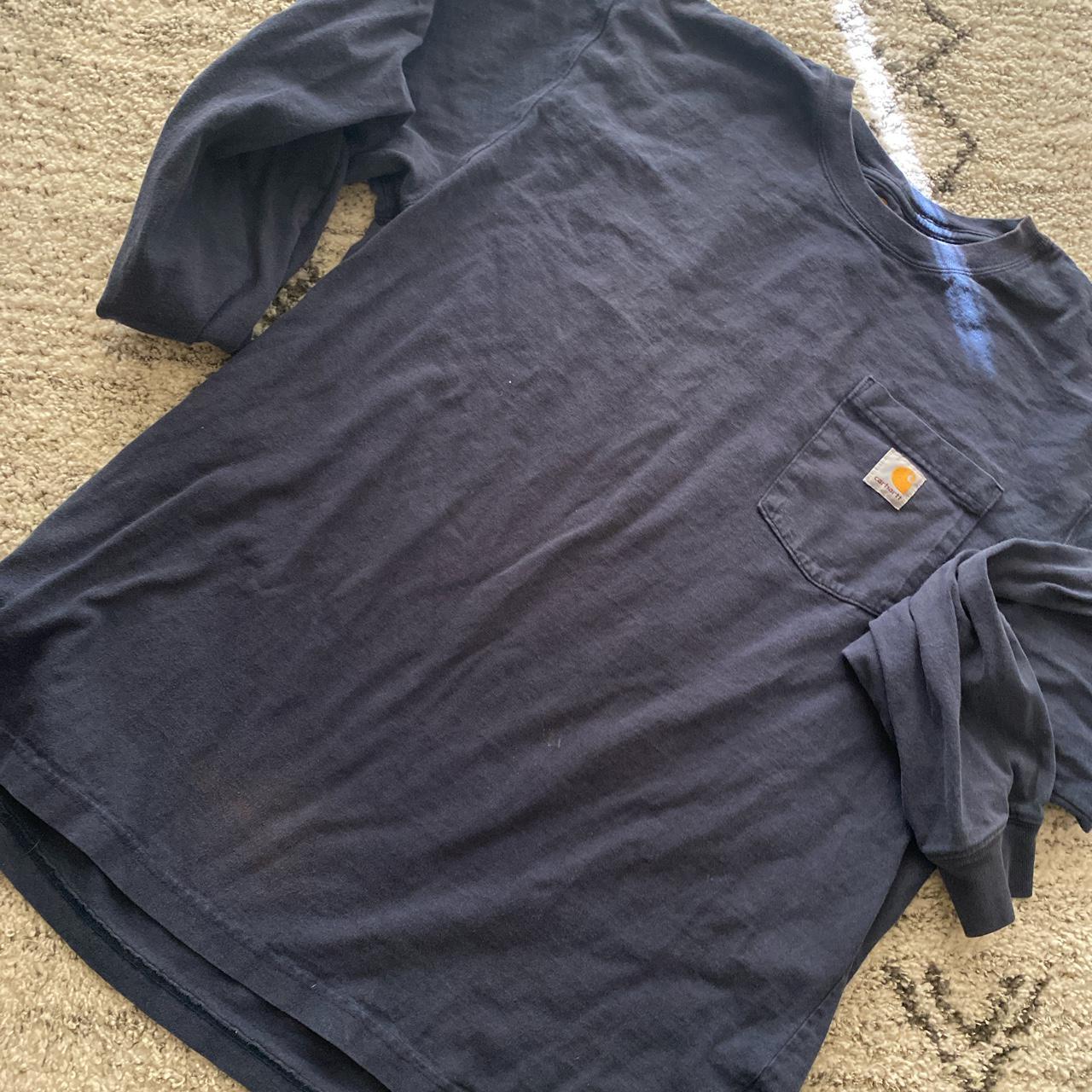 Carhart original fit men’s long sleeve black has... - Depop