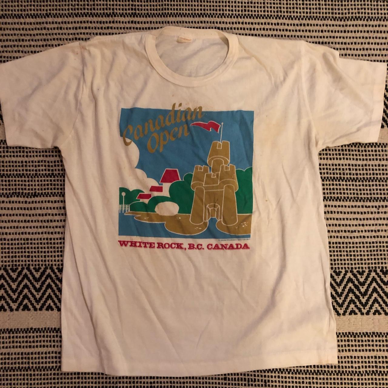 Canadian Open White Rick , B.C. Canada Vintage XL... - Depop