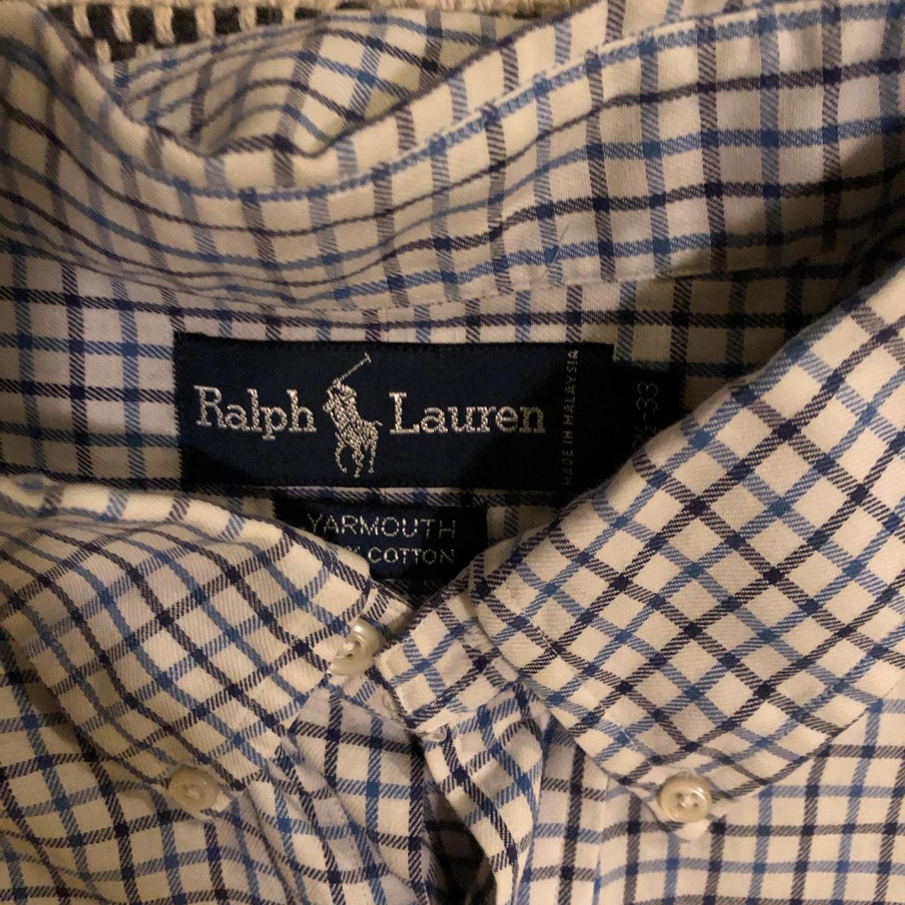 Ralph Lauren Polo button up shirt Yarmouth Size 16... - Depop