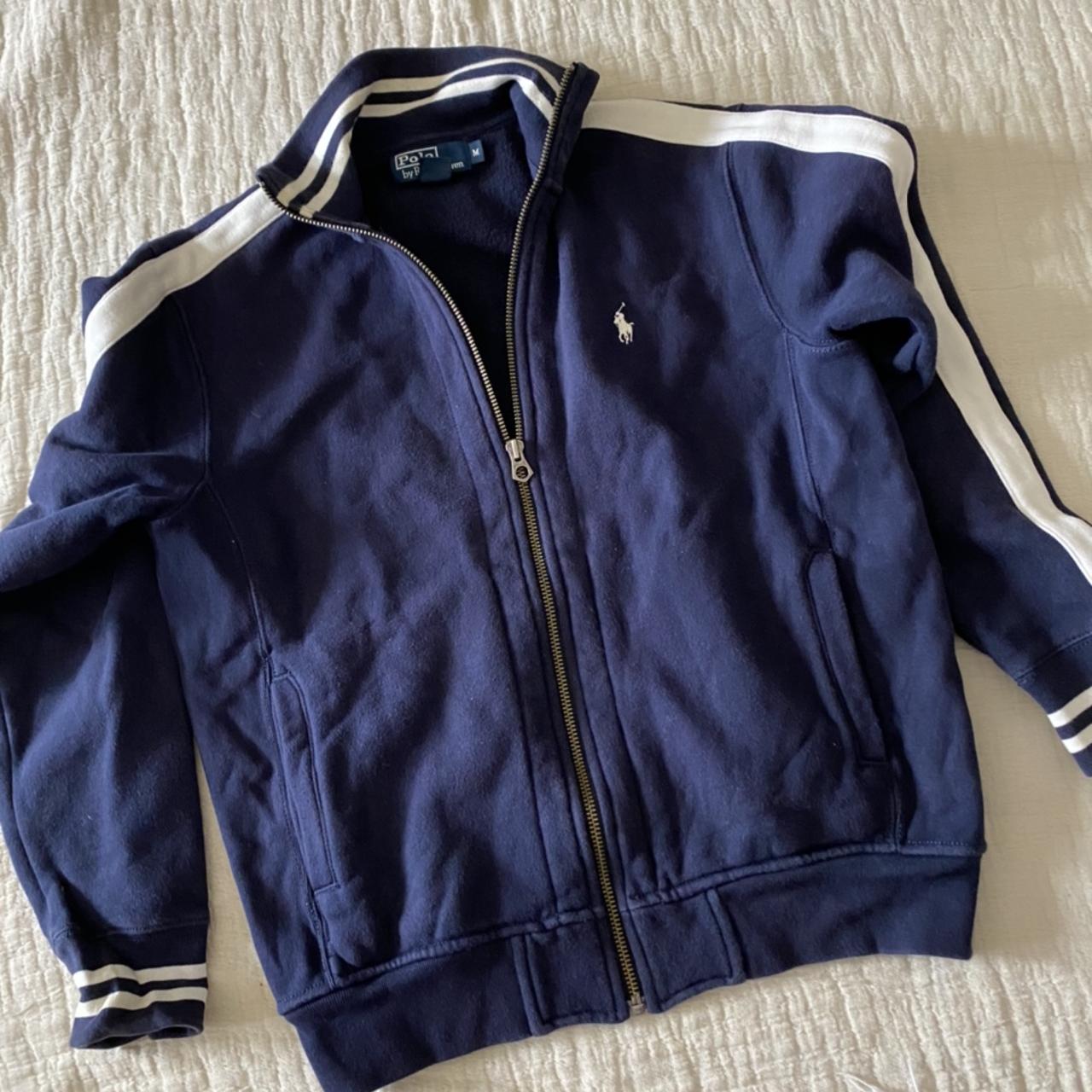 Ralph Lauren Polo zip up track jacket Size medium... - Depop