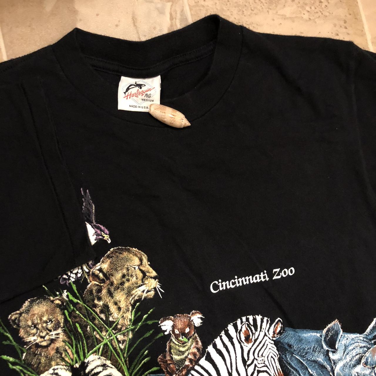 Vintage 90s Harlequin Endangered Species Cincinnati... - Depop