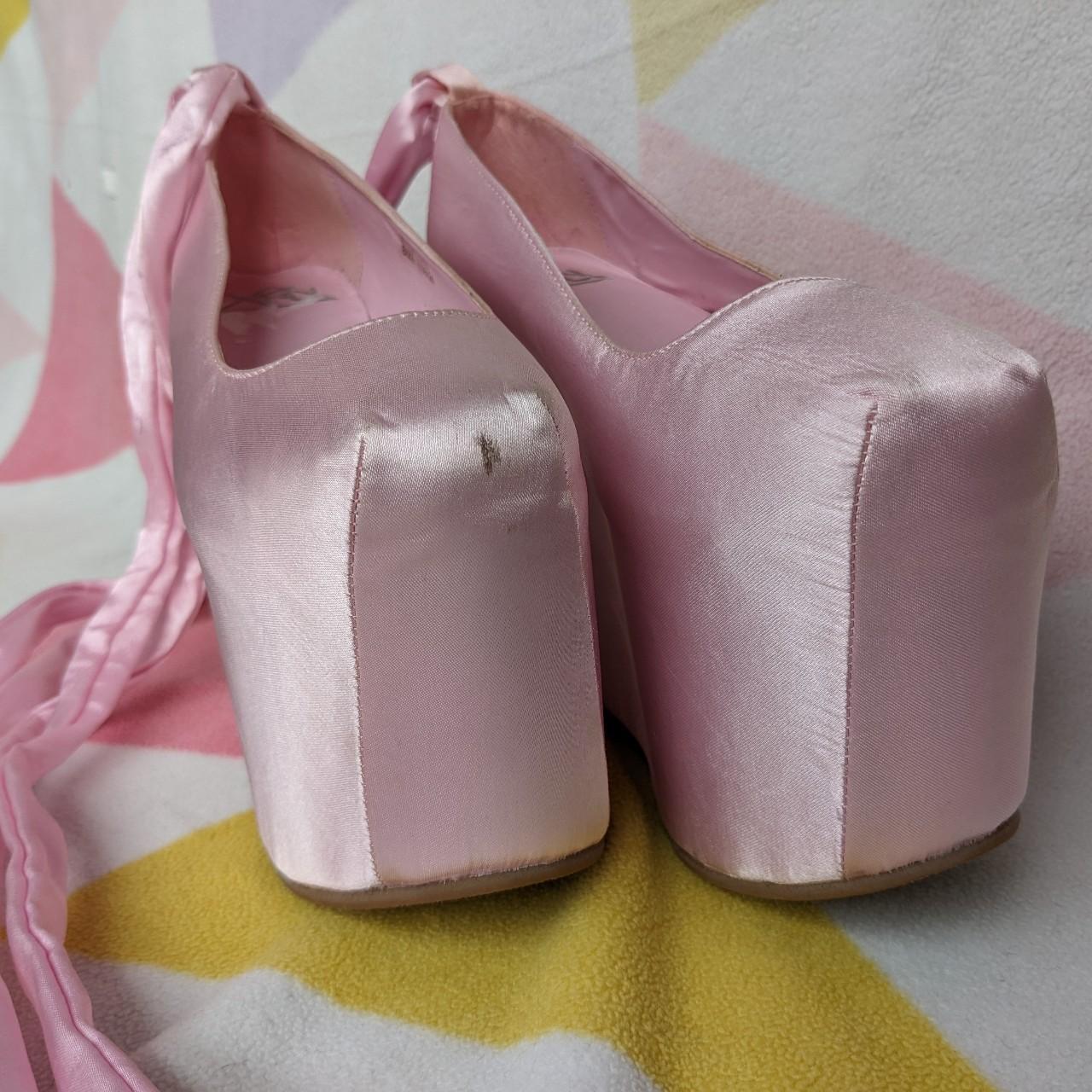💖 Pink YRU BAE ballet platforms. Size 38/US7 💖 RRP... - Depop