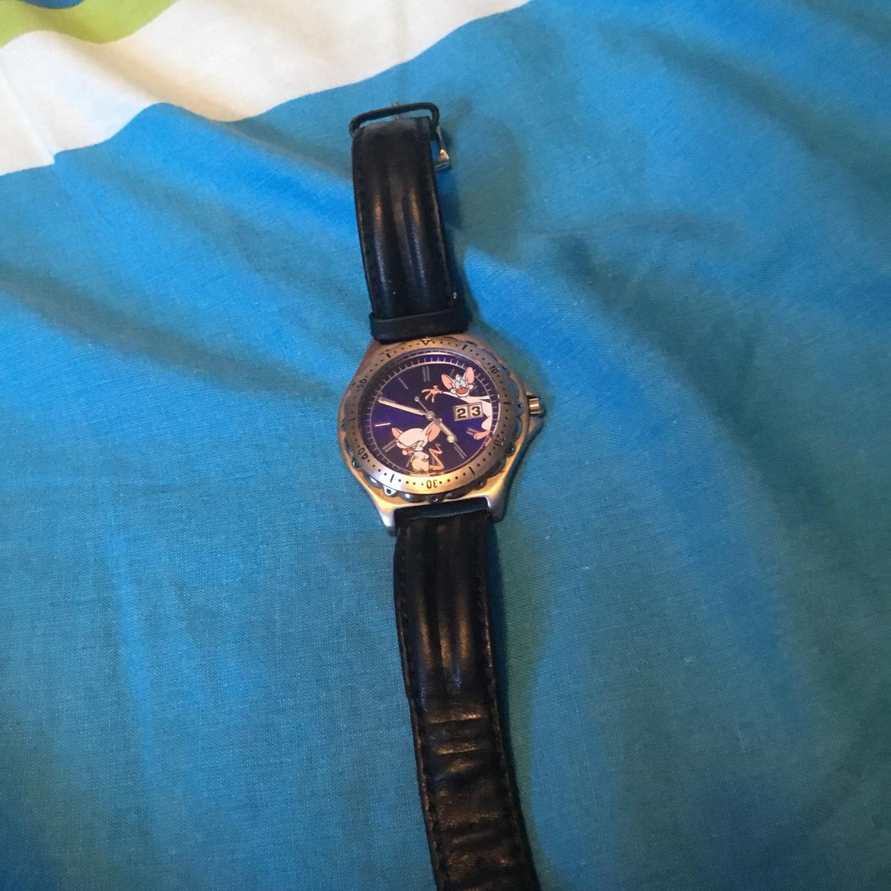 Pre-owned & extremely rare Pinky & the Brain watch... - Depop