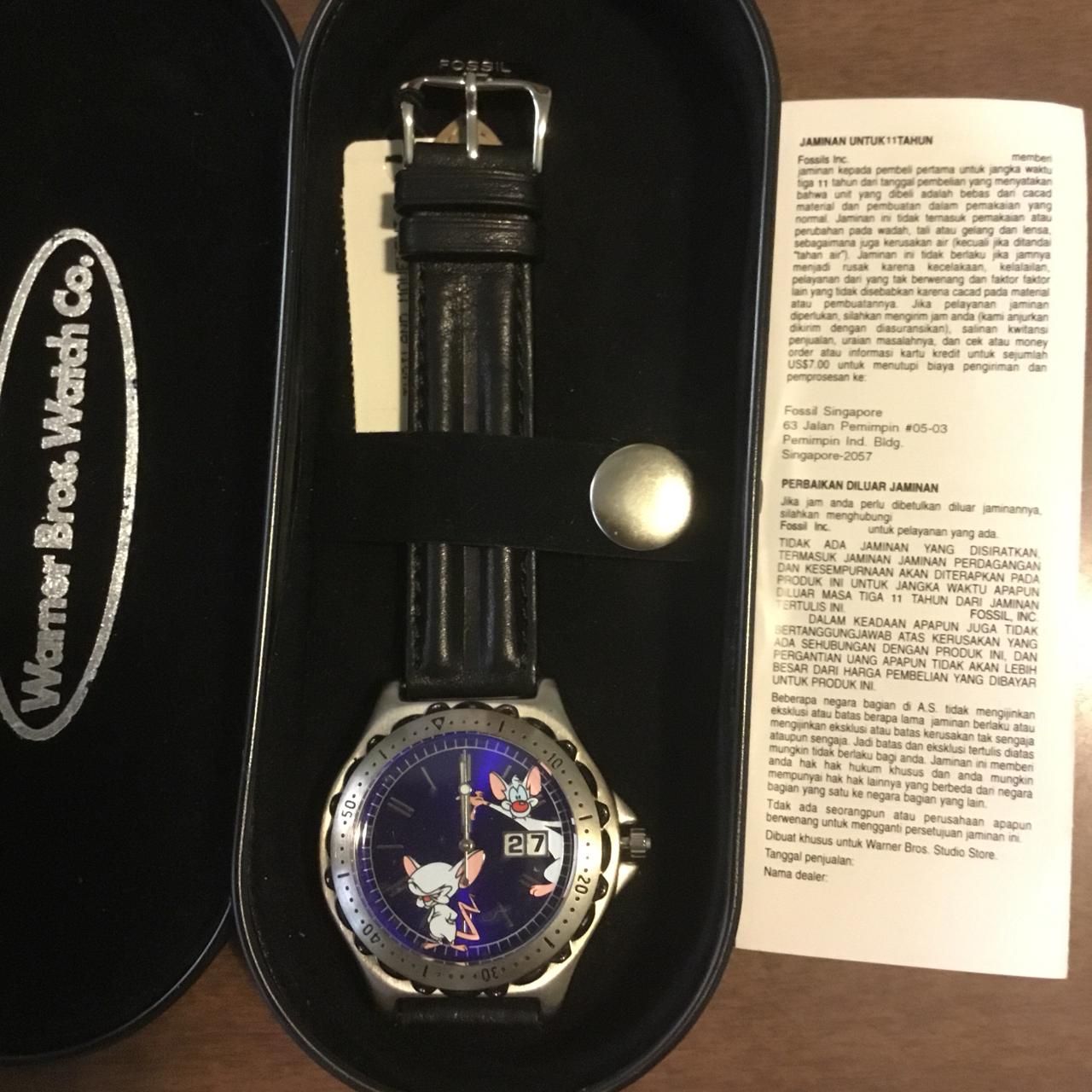 Pinky & The Brain Fossil watch in New Condition,... - Depop