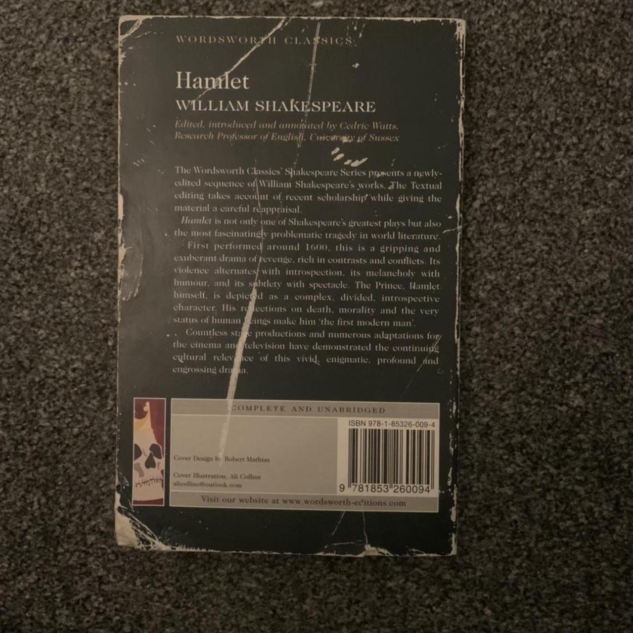 Hamlet book with a* annotations and notes Used for... - Depop